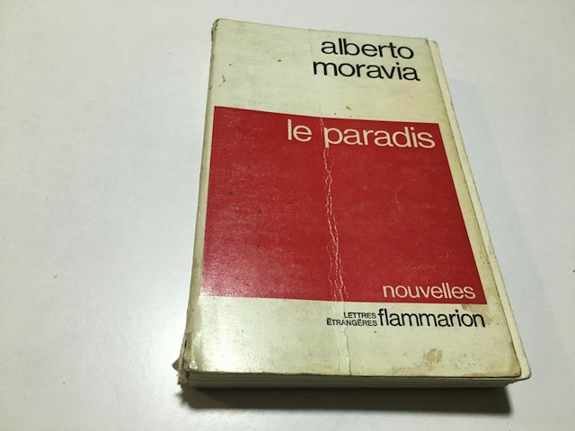 Alberto Moravia Le paradise Moravija  RAJ I izdanje