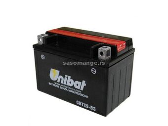 Akumulator UNIBAT 12V 8Ah gel CBTX9-BS levi plus (150x87x105