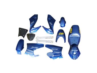 Pocket bike kompletne maske plave za sport model