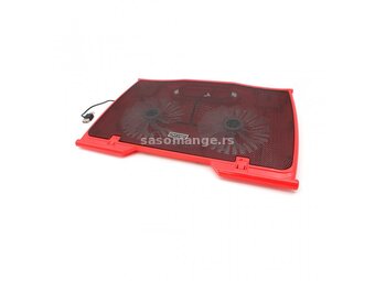 Cooler kuler ventilator za hlađenje za laptop 806 crveni