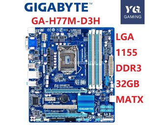 Gigabyte H77M-D3H LGA 1155 / DDR3 H77 chipset