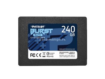 Hard disk SSD 2.5 SATA3 6Gb/s 240GB Patriot Burst 450/320MBs