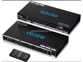 EZCOO -&nbsp;4 in -&nbsp;2 out HDMI Matrix Switch