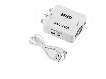 AV2VGA AV RCA/Činč na VGA konverter slika+audio zvuk