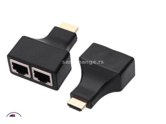 HDMI preko Dual Ports RJ45 produzni za HDMI do 30 m