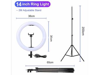 Ring light LED 14" (35cm.)