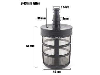 Filter usisni 8-14mm 64x46mm za venturi