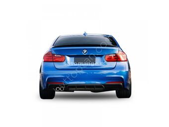 Difuzor za zadnji branik BMW F30 (2011+) M-Tech veliki otvor