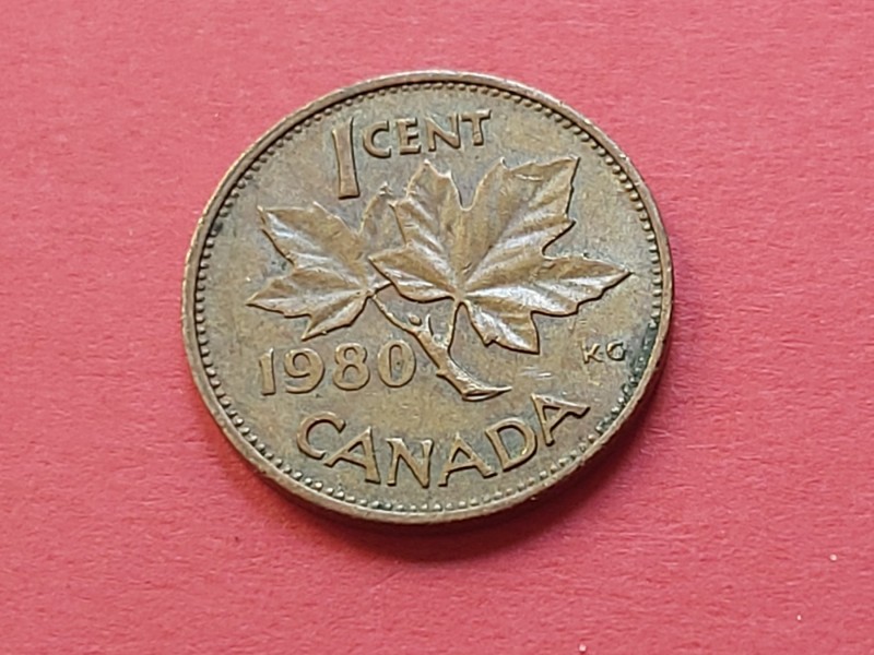 Kanada - 1 cent 1980 god