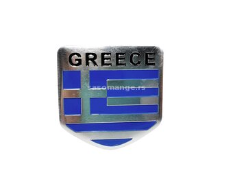 Greece Grcka aluminijumski stiker broj G1