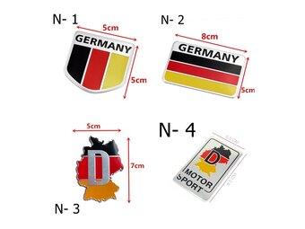 Germany aluminijumski stikeri