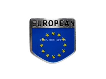 Euro aluminijumski stiker plocica broj EU1