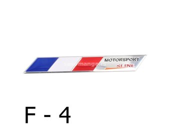 FRANCE aluminijumski stiker plocica F5