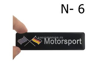 Germany Motosport plocica broj N6