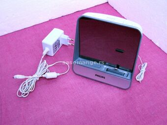 Philips iPod/iPhone punjac, sat, zvucnik, alarm, radio+GARAN