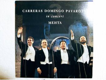 Carreras Domingo Pavarotti In Concert-Mehta LP-vinyl
