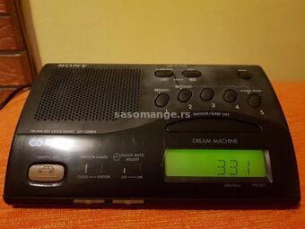 SONY ICF-C20RDS - stari radio budilnik na struju