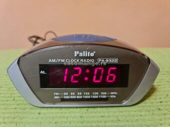 PALITO PA-9322 - radio sat - budilnik na struju