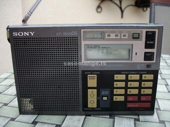 SONY ICF-7600DS - odličan radio tranzistor