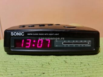SONIC RCL-710 - stoni radio sat - budilnik na struju
