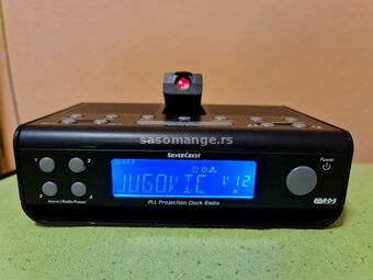 SILVER CREST KH-2218 - radio sat - budilnik sa projektorom