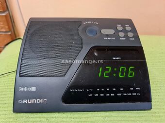 GRUNDIG Sonoclock 330 - nemački radio budilnik na struju