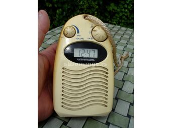 UNIVERSUM - mali radio budilnik na baterije