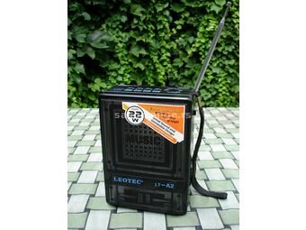 LEOTEC LT-A2 - radio tranzistor, USB, SD, Aux