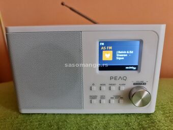 PEAQ PDR-170BT-W - FM i DAB radio, Bluetooth, Aux IN