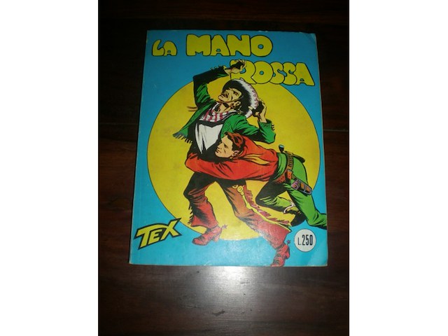 TEX  1  LA  MANO  ROSSA  italijanski