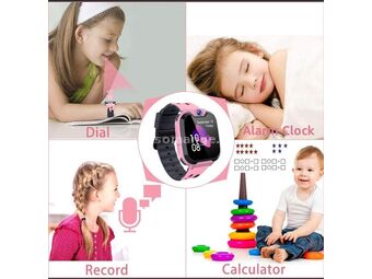 Pametan sat za decu u rozoj boji,&nbsp;SOS,&nbsp;HD ekran