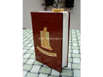 KNJIGA - keramčka pljoska - čuturica u obliku knjige