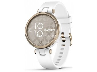 Garmin Lily Sport Smartwatch (Cream-Gold / White)
