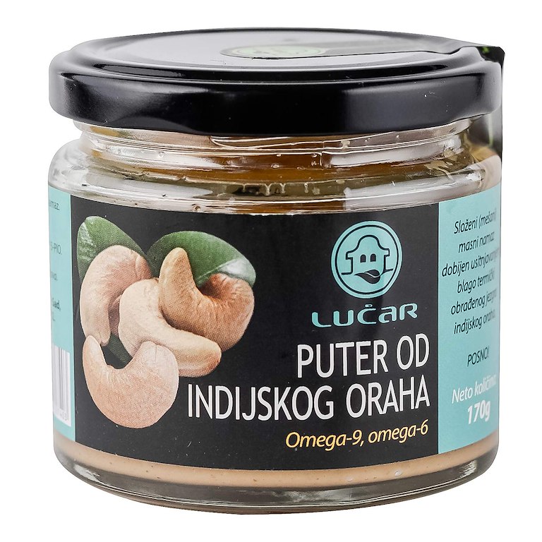 Lučar puter od indijskog oraha 170 g