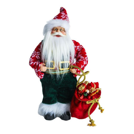 Deco Santa, Deda Mraz, crvena, 30cm ( 740824 )
