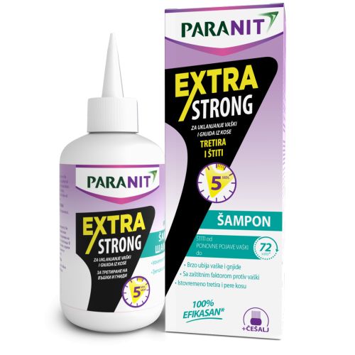 Paranit Extra Strong šampon 200ml +češalj