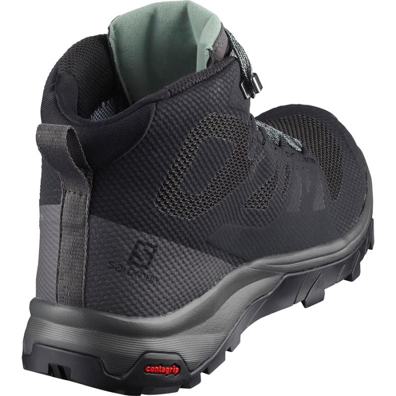 Salomon Patike za Planinarenje Ženske Outline Mid Gtx W Crna Siva RS943YJ