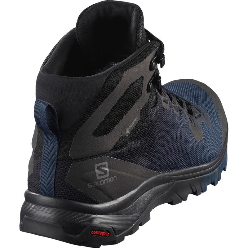 Salomon Patike Za Planinarenje Ženske Vaya Mid Gtx Crna/Plava RS903SZ