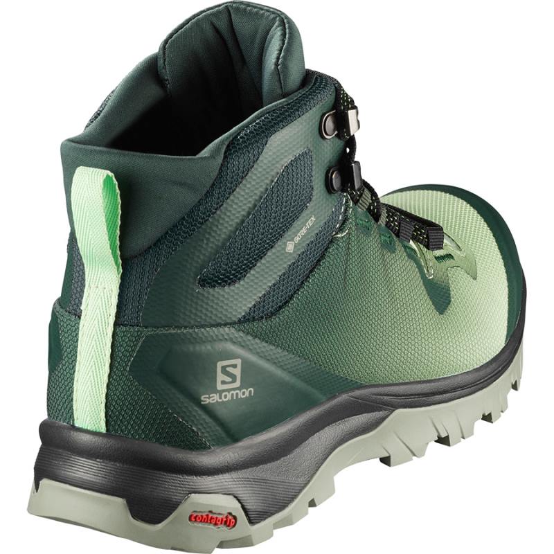 Salomon Patike za Planinarenje Ženske Vaya Mid Gtx Zeleno/Siva RS103KL