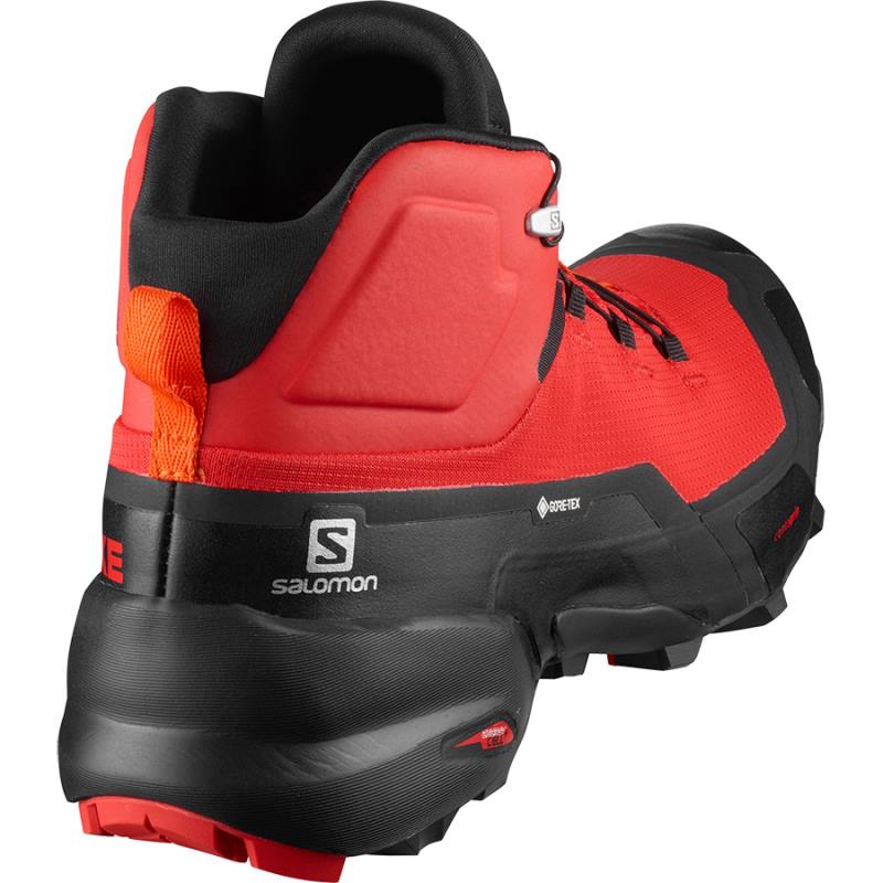 Salomon Patike Za Planinarenje Muške Cross Hike Mid Gtx Crna/Crveni RS930RW