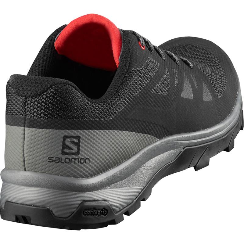 Salomon Patike Za Planinarenje Muške Outline Crna/Crveni RS650RW