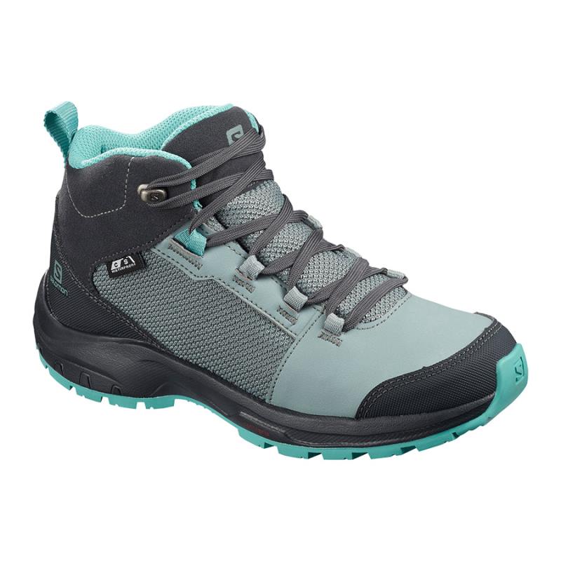 Salomon Patike Za Planinarenje Dječje Outward Cswp J Turquoise/Crna RS123UA