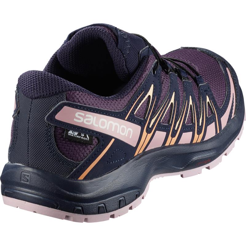 Salomon Patike Za Planinarenje Dječje Xa Pro 3d Cswp J Ljubičasta/Pink/Siva RS852MT