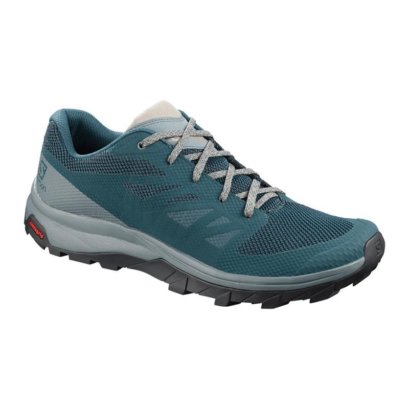 Salomon Muške Patike Za Planinarenje Outlet Outline Crna/Turquoise RS621AZ