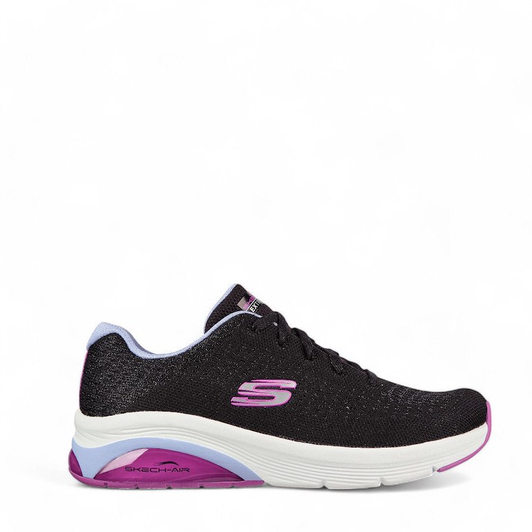 Ženske patike SKECHERS SKECH-AIR EXTREME 2.0 CLASSIC black mesh/lavender&pink