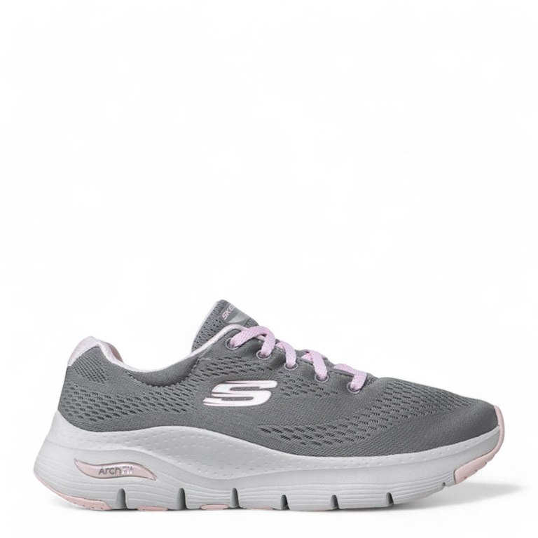 ŽENSKE PATIKE SKECHERS ARCH FIT GRAY KNIT MESH