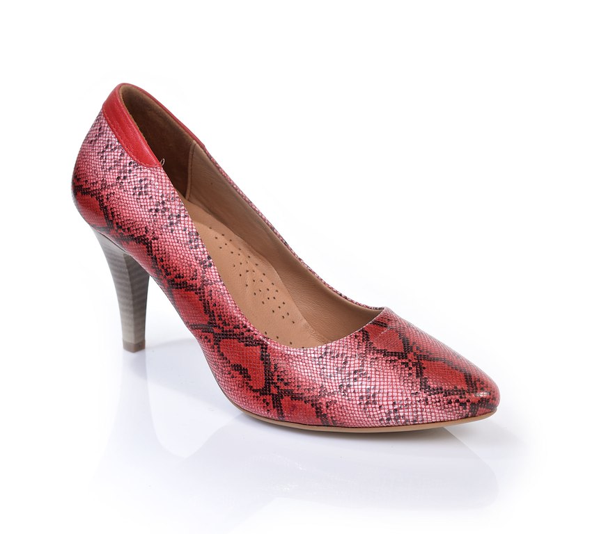 Ženske cipele Tref 1958 red snake