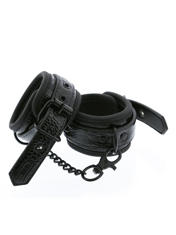 Blaze Handcuff Croco Black