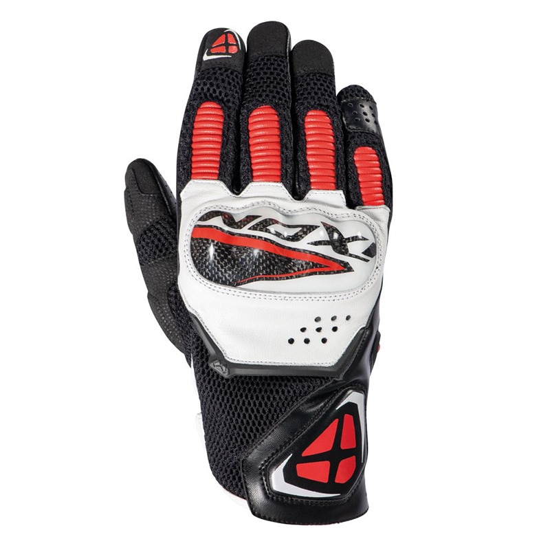 RS4 AIR Black Red White rukavice