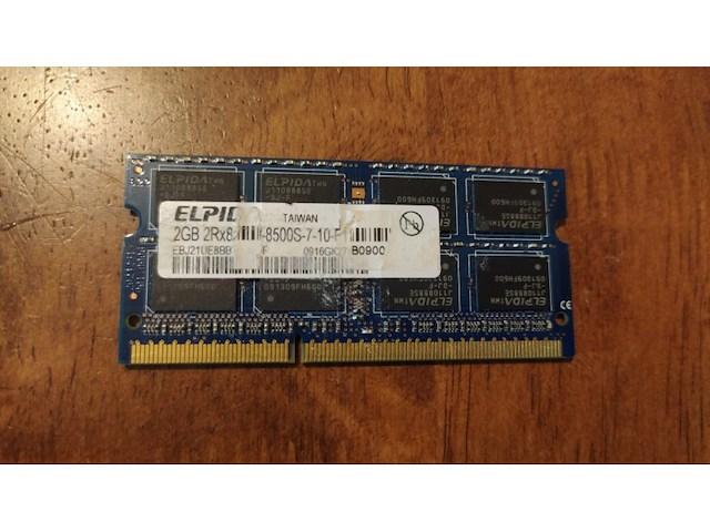 Ram memorija 2GB DDR3 Elpida , 1066MHz , BR3